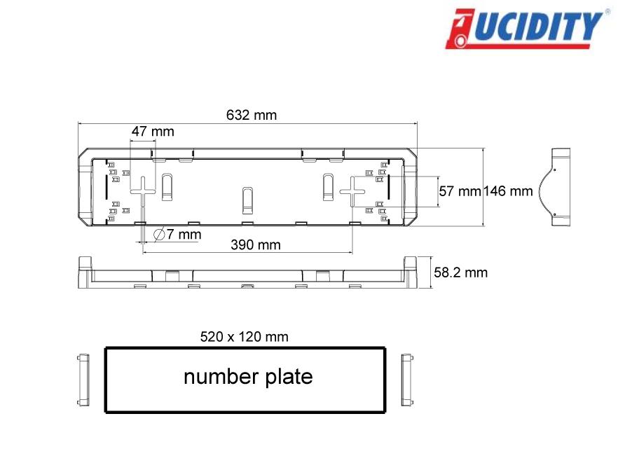 REKISTERIKILVEN ALUSTA LED VALOILLA 12V | Kivimyllyn Kone